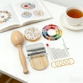 Mini Darning Looms, Mushroom Knit Patch Kit with 14 Hooks, 9 Needles ...