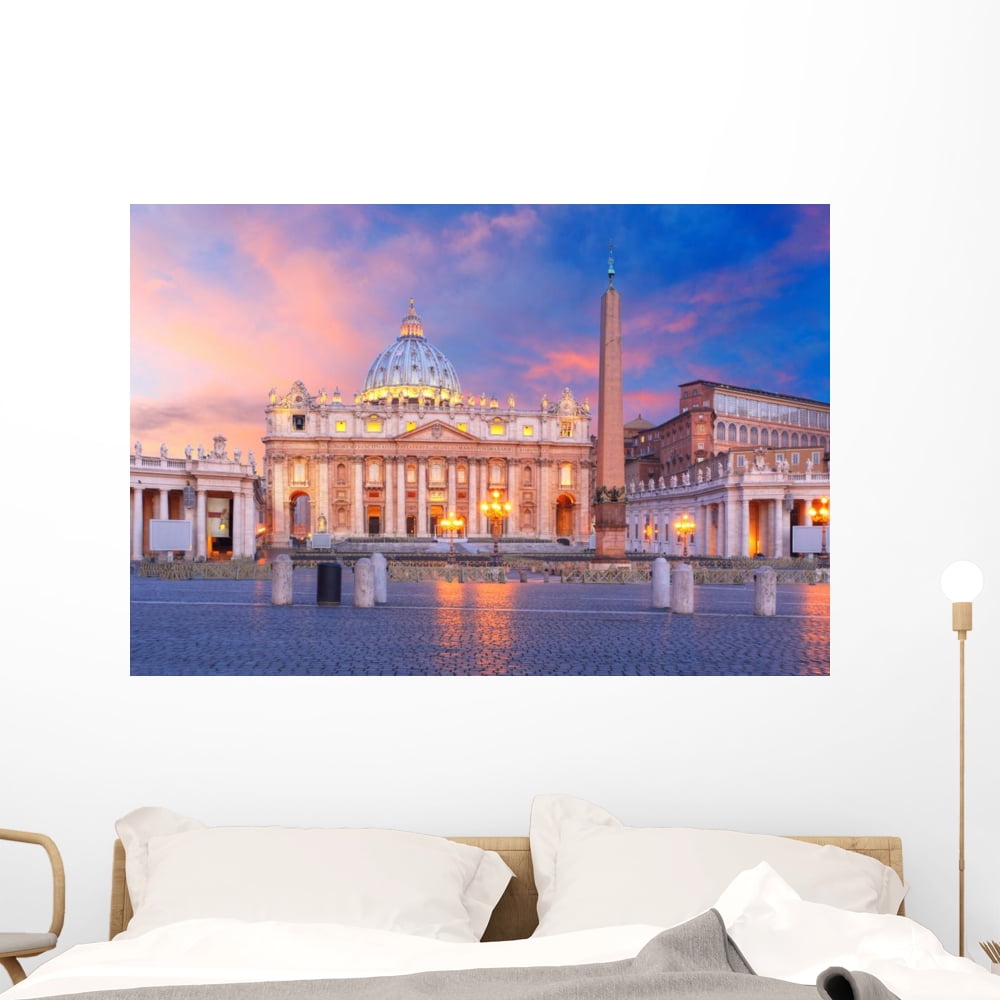 Rome Vatican City Wall Mural Decal Sticker, Wallmonkeys Peel & Stick ...
