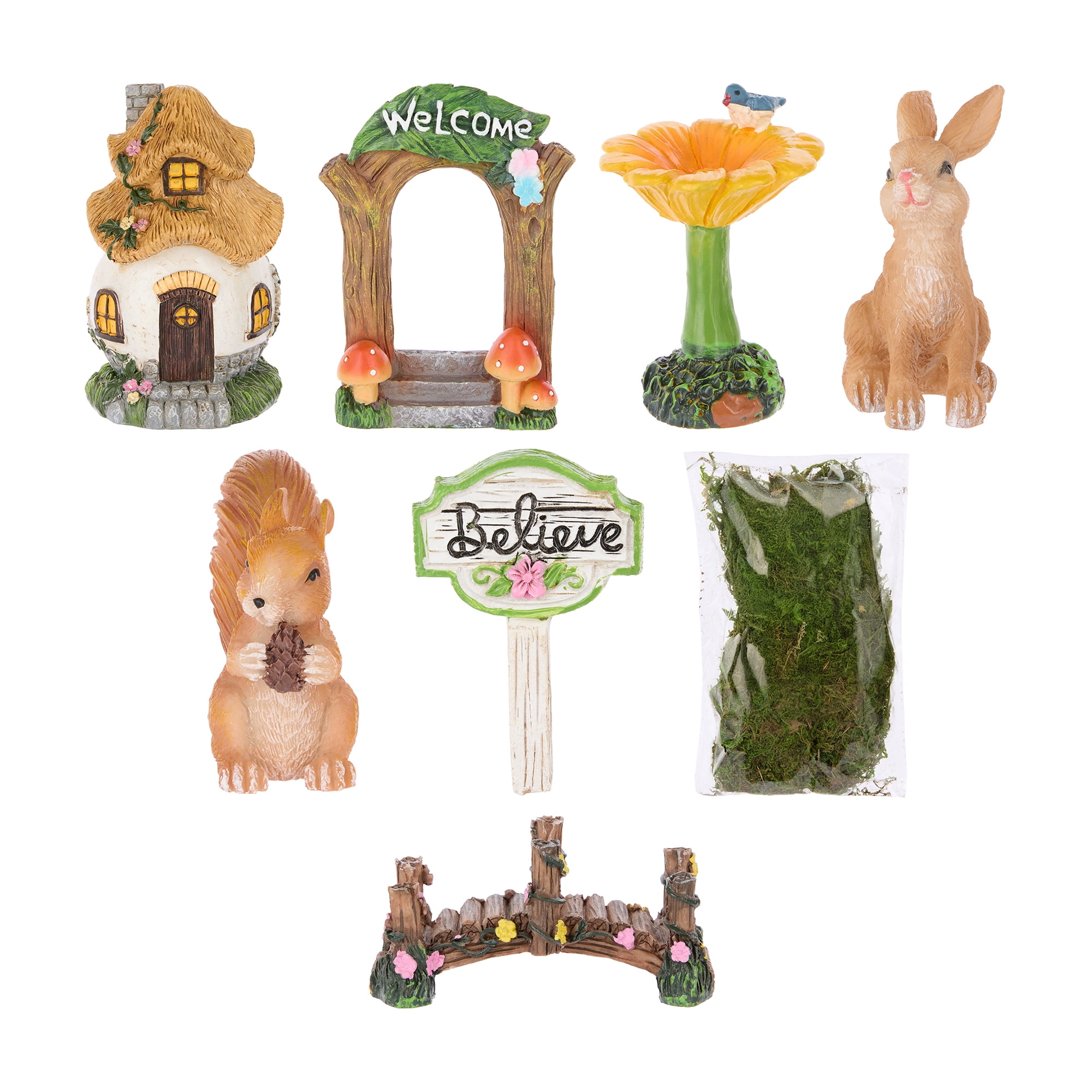 Click here for Mainstays Fairy Garden Kit 8 Piece Set prices