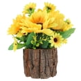 1Pack Durable and Stable Natural Wood Flower Pot Ideal for Friends Who ...