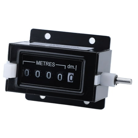 5 Digit Meter Counter, Resettable 00000 To 99999 Stainless Steel 5 ...