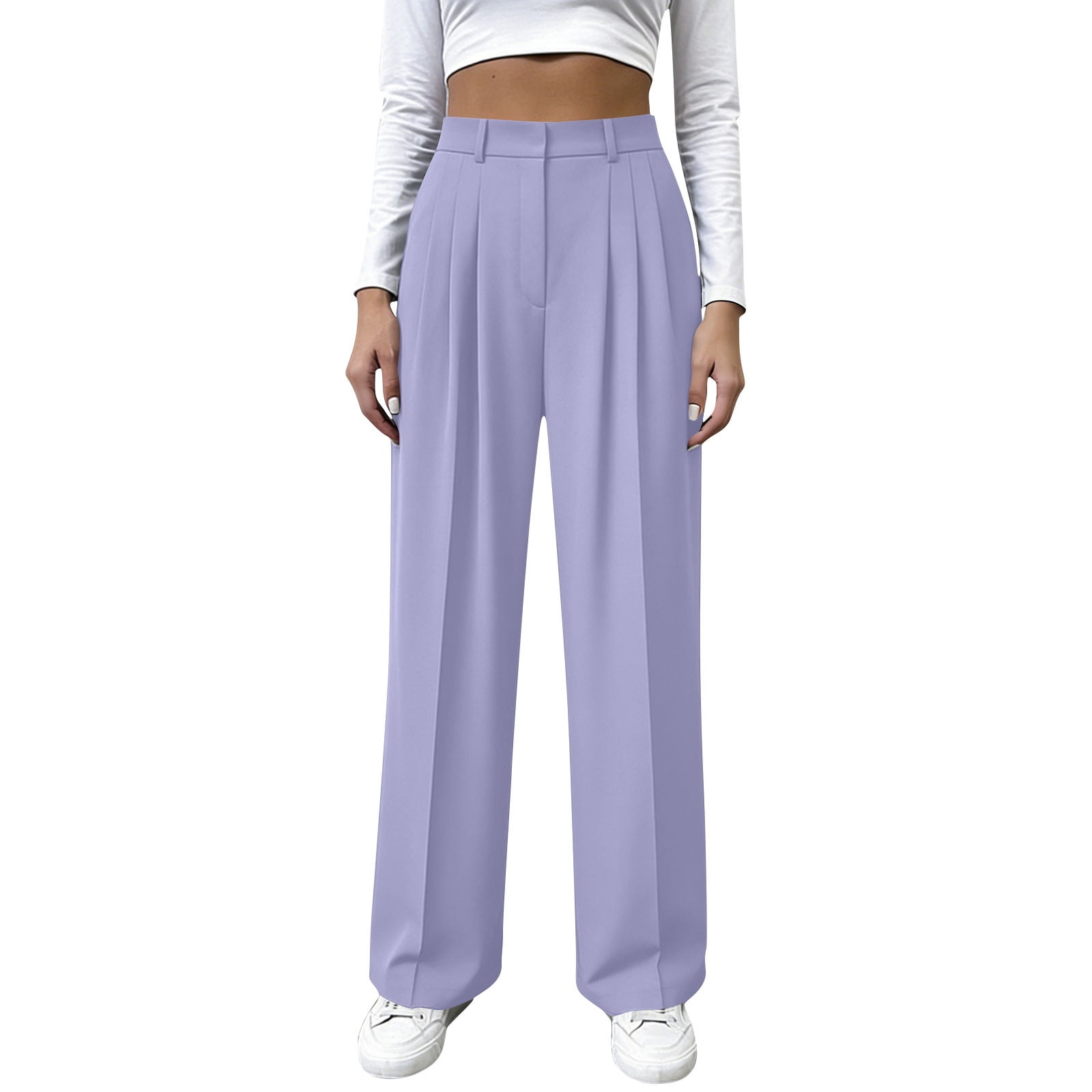 Click here for Frsasu Women Dress Pants High Waisted Work Slacks... prices