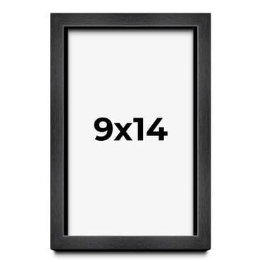 7x10 - 7 x 10 Flat White Solid Wood Frame with UV Framer's Acrylic ...