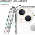 Case for iPhone 15 Plus,Drop Protection Slim Fit Clear Phone Cover TPU ...