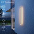 Ralbay 2 Pack 47.2In Long Outdoor LED Wall Light 3000K IP65 Waterproof ...