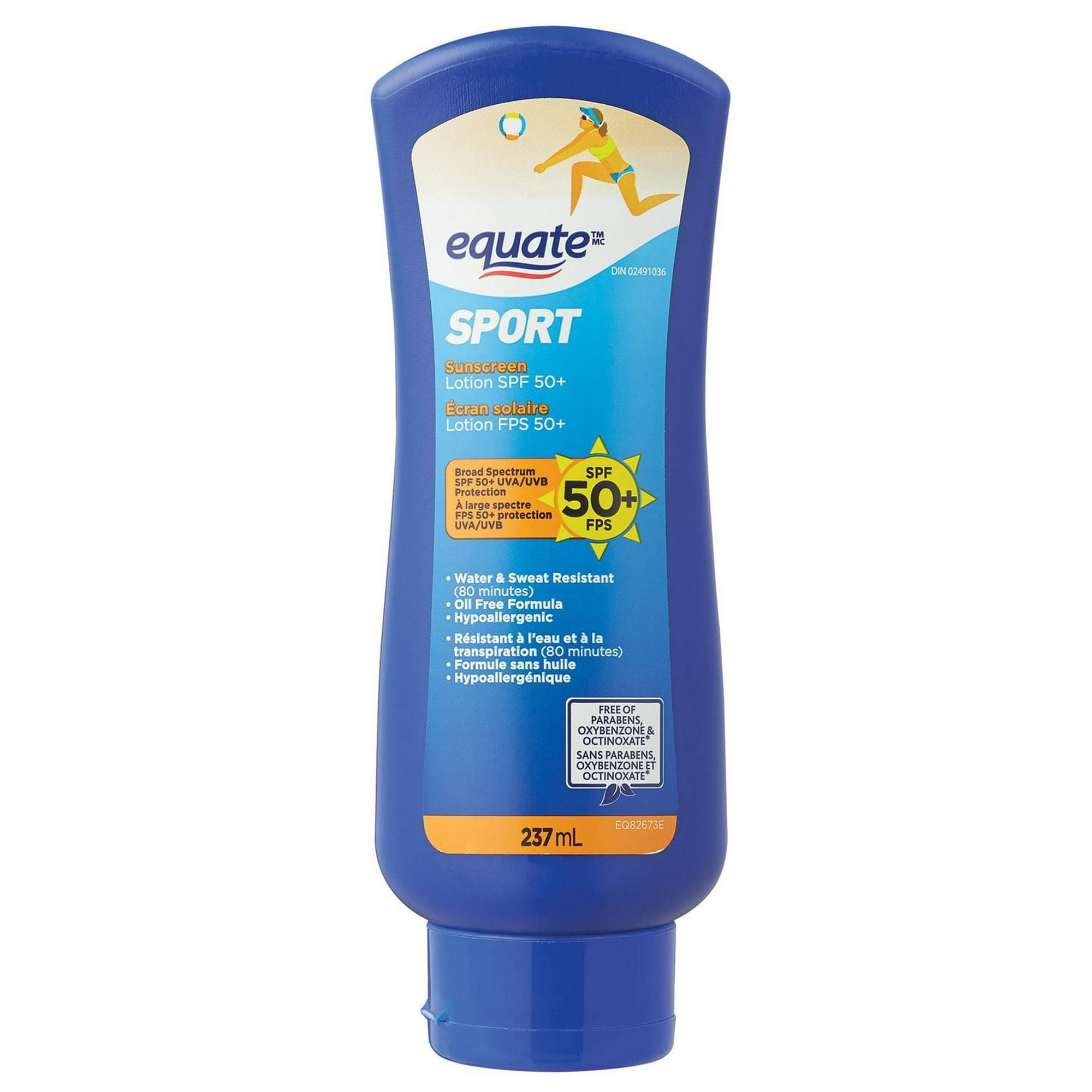 Click here for Equate Sport Spf 50+ Sunscreen Lotion 237ml prices