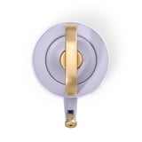 Beautiful 1.8L Ceramic Stovetop Tea Kettle Lavender with Whistle, Easy ...