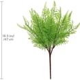 Artificial Shrubs, Plastic Fern Leaves Persian Grass Bushes Outdoor ...