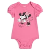 Disney Minnie Mouse Newborn Baby Girls 3 Pack Bodysuits Newborn to ...