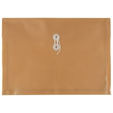 JAM Paper Plastic Envelope with Snap Closure, Legal Booklet, 9 3/4" x ...