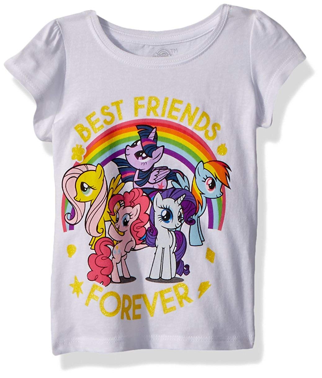 My Little Pony Girls' Toddler MLP Best Friends, White, 4T - Walmart.com