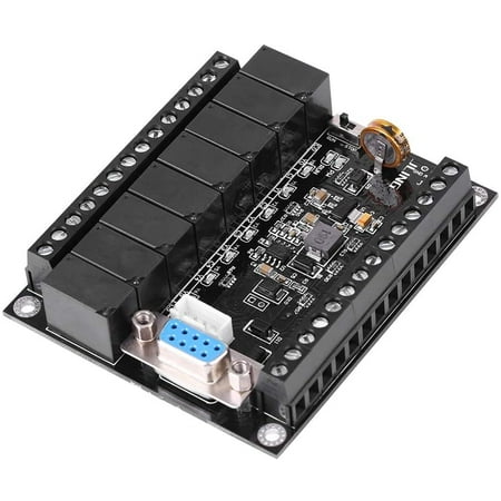 DC 24V PLC Regulator FX1N-20MR Industrial Control Board Programmable Logic Controller Motor ...