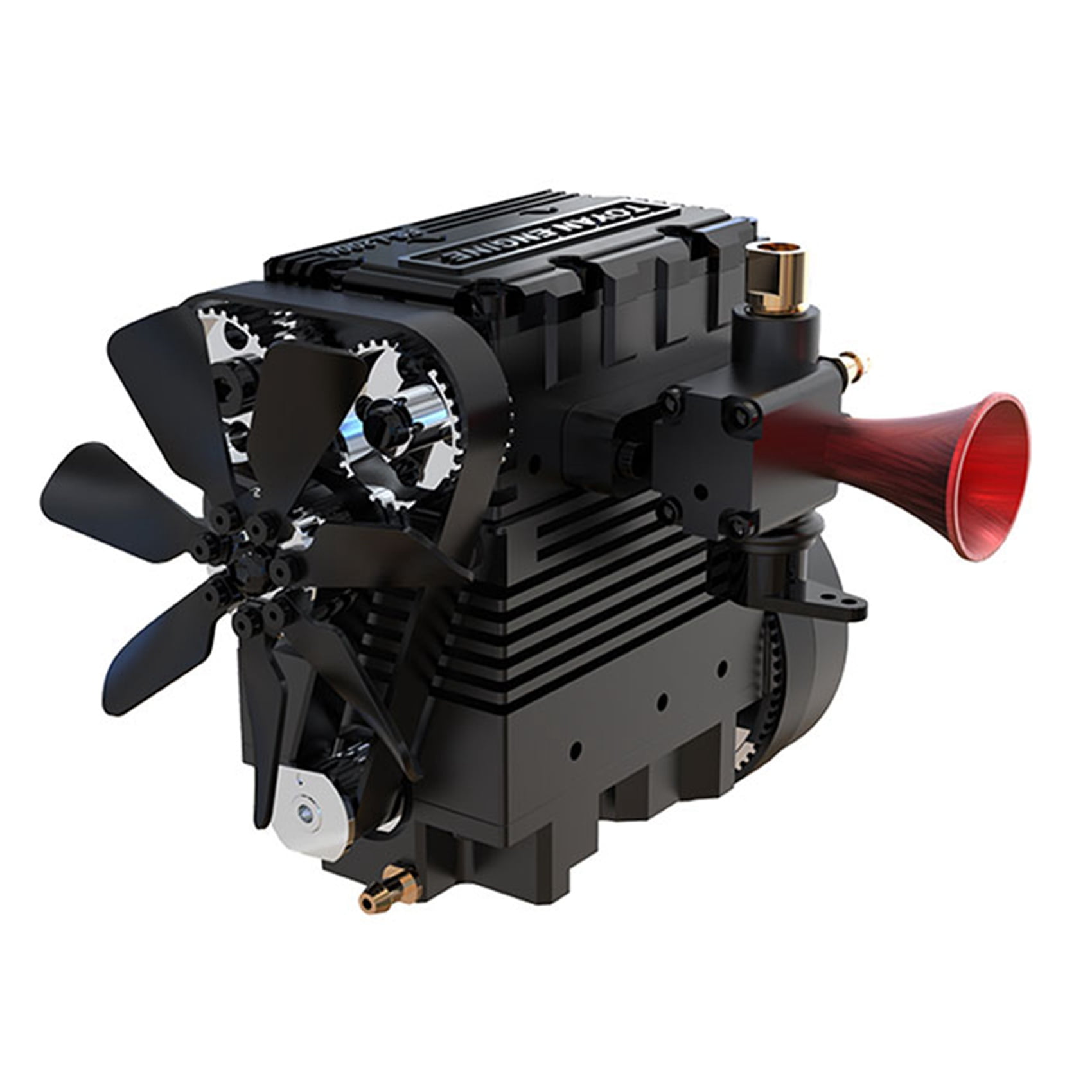 Buy TOYAN FS-L200A Engine 4 Stroke Inline Twin Cylinder Methanol Engine ...