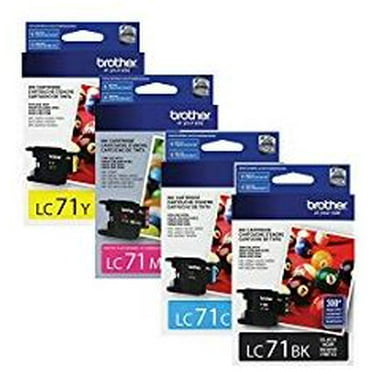 Brother Genuine LC-75 (LC75BK, LC75C, LC75M, LC75Y) High Yield Ink ...