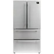 Samsung Full Size 32 Cu.Ft 3-Door French Door Fridge Freezer, Dual Ice ...