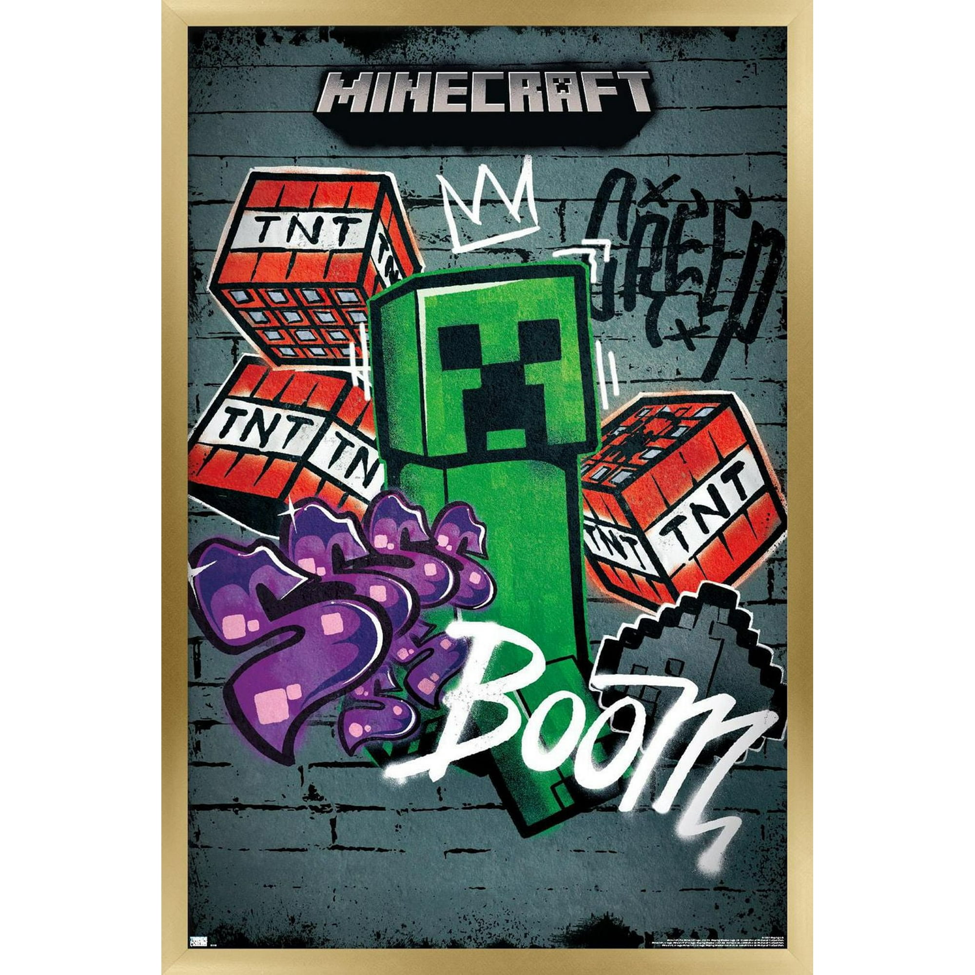 Click here for Trends International Minecraft - Creeper Do Not En... prices