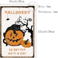 1pc Metal Iron Sign Poster for Home Wall Decoration Rectangle Pumpkin ...
