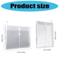 10Pcs Clear File Folder Document Organizers Waterproofs Letter Size ...