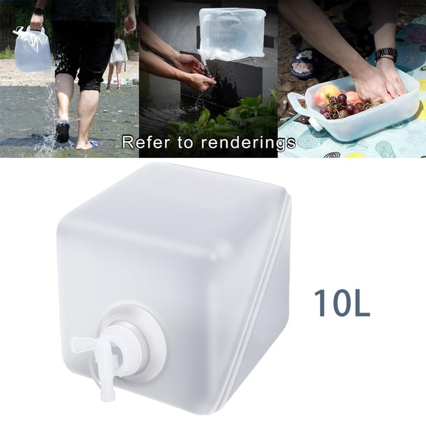Recipiente de agua plegable Cola 10L con grifo portátil | Bodega ...