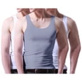 3 Pack Men's Workout Tank Tops Athletic Gym Run Cut Off Summer Shirts ...
