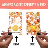 Thanksgiving Scratch Off Game for Showers, Friendsgiving Dinner, Raffle ...
