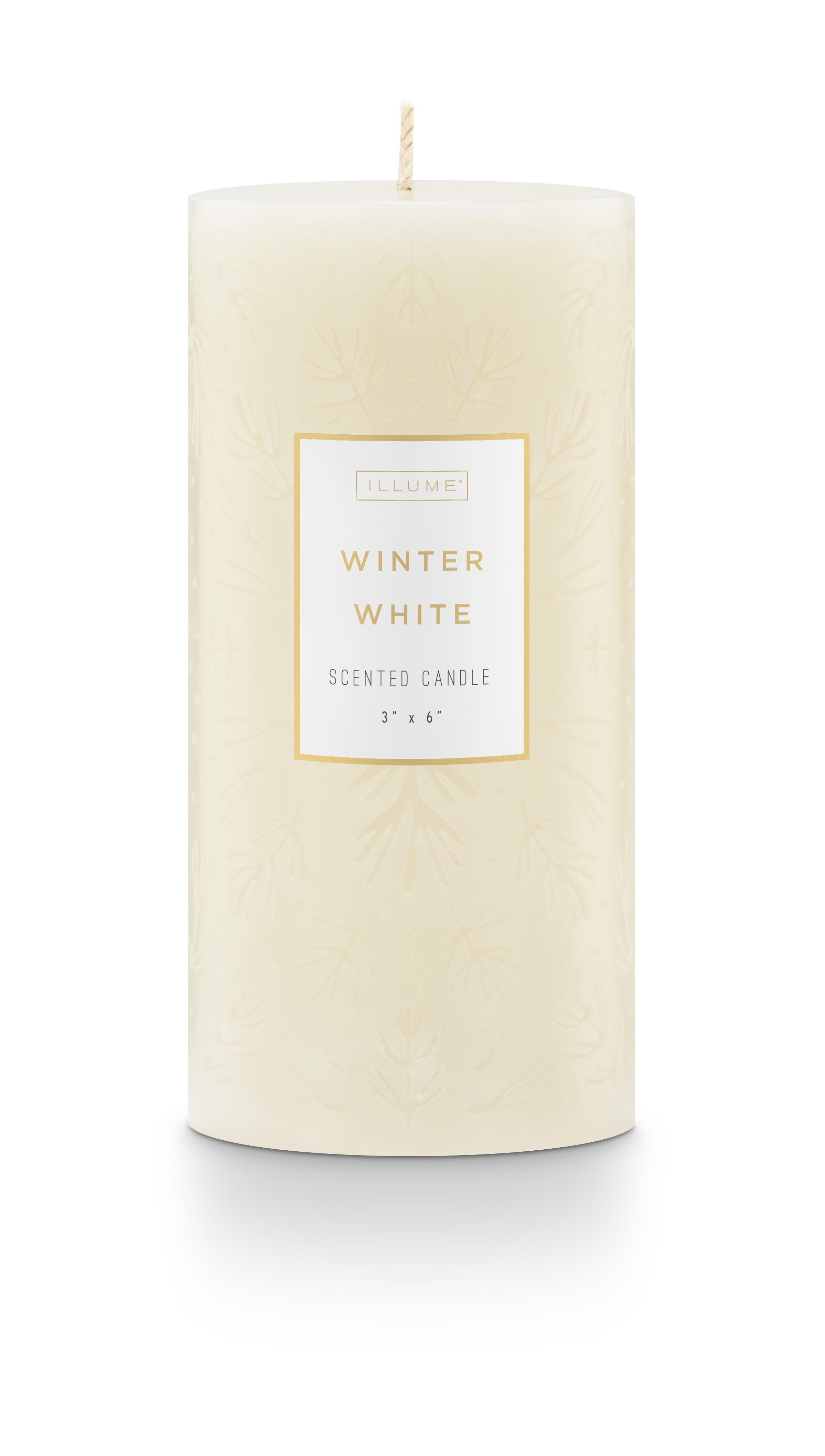 ILLUME Winter White 3x6 Pillar Candle - Walmart.com
