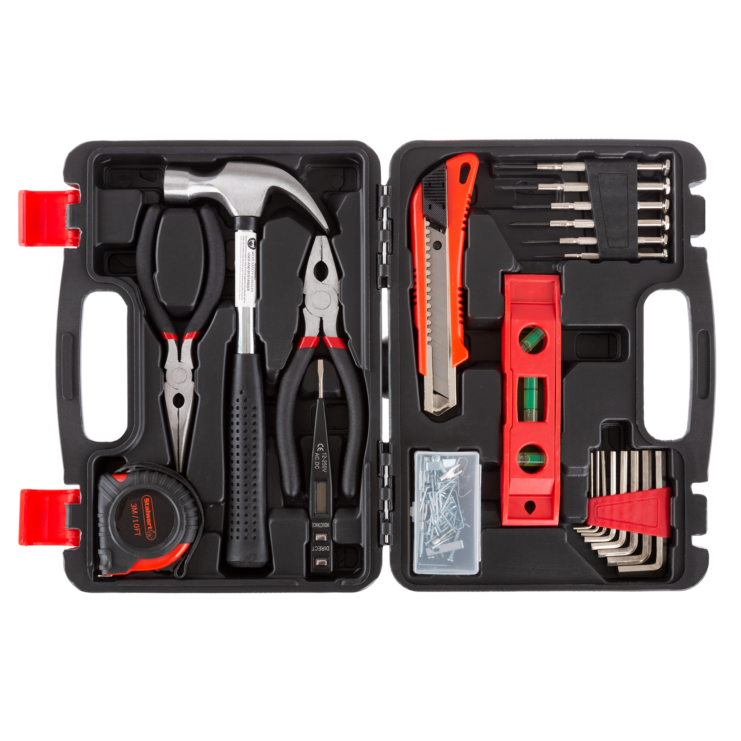 Stalwart Tool Kit 102 Heat Treated Pieces With Carrying Case Stalwart Tool Kit 102 Heat Treated Pieces With Carrying Case