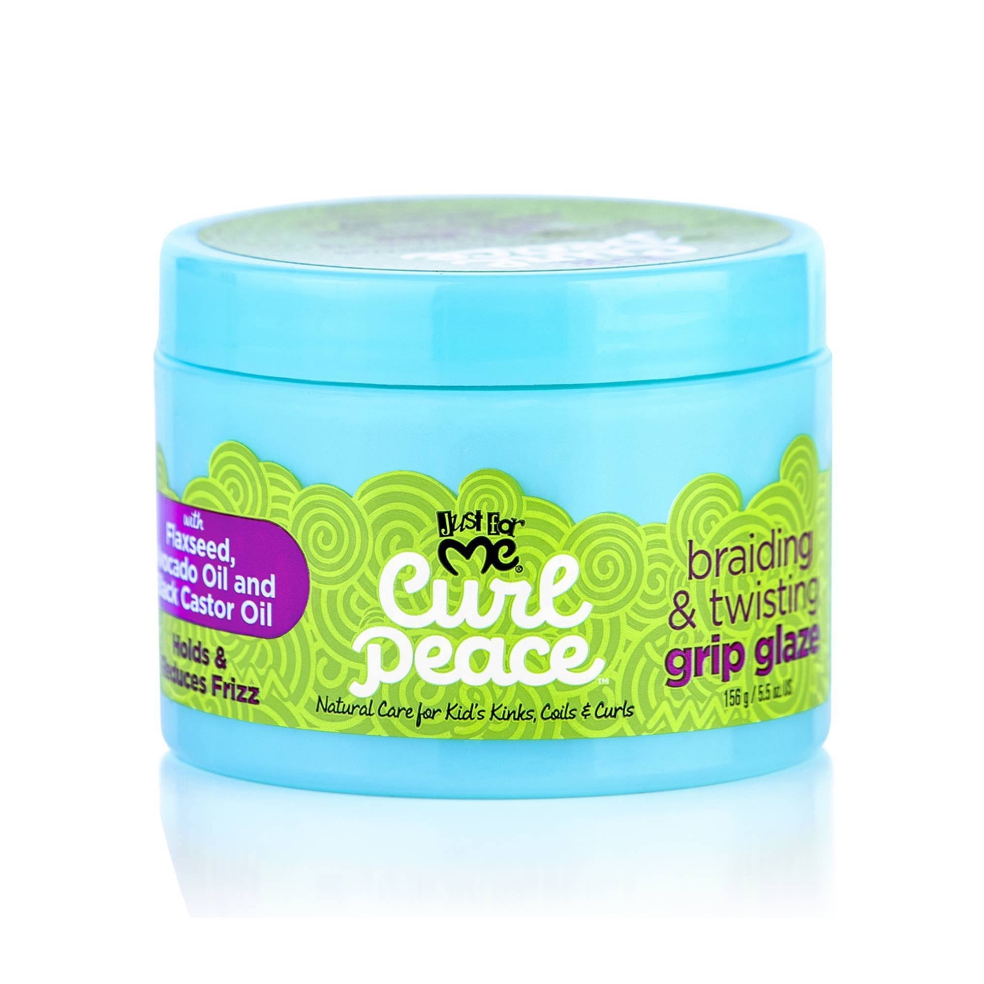 Just For Me Curl Peace Braiding & Twisting Grip Glaze 5.5 Oz,Pack of 12 ...