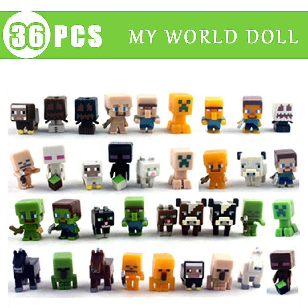 Click here for Swi 36pcs/Set Mini Minecraft Figurines Toy Dolls C... prices