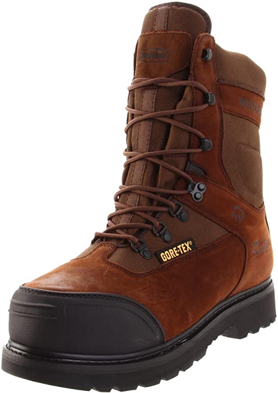 Wolverine Men's Big Sky Gore 8 Boot, Brown/Maxi Brown, 12 4E(XW) US ...