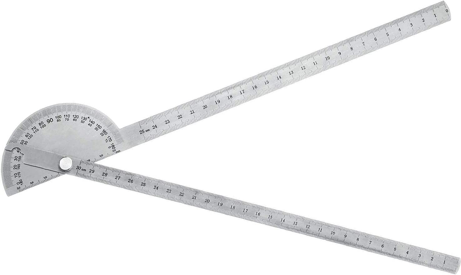 Round Head Protractor Stainless Steel Angle Finder Protractor, Round ...