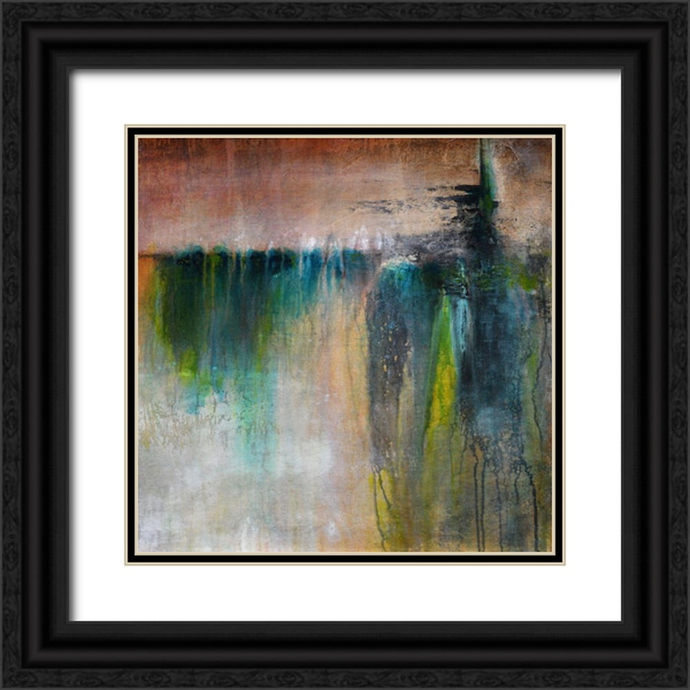 Doyle, Justine 12x12 Black Ornate Wood Framed with Double Matting ...