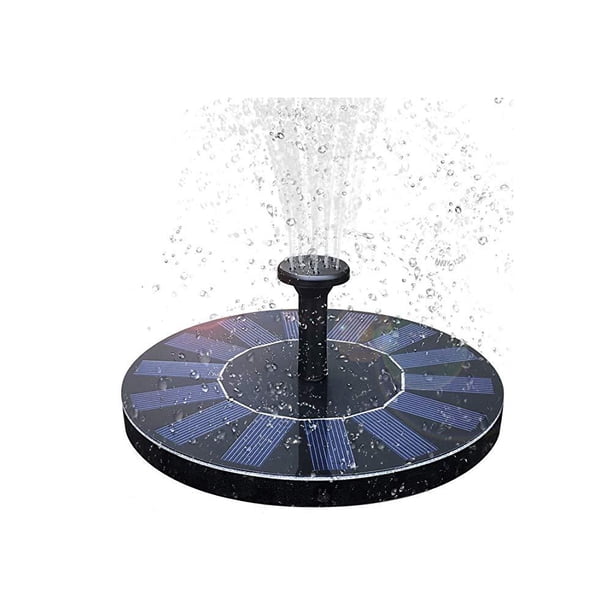 nipocaio Solar Water Mercury Garden Mini Floating Fountain Solar ...