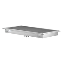 18" x 108" Stainless Steel Floor Trough Drain, 14-Gauge with Subway ...