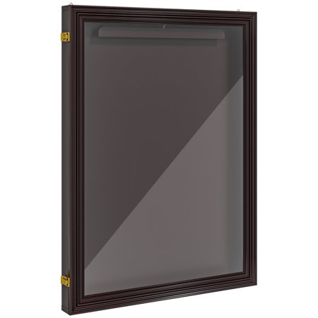HOMCOM Jersey Display Frame Case, Acrylic Sports Shirt Shadow Box ...