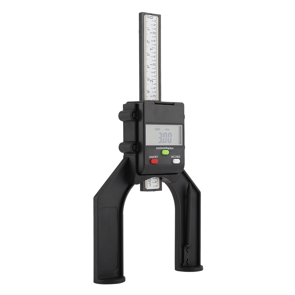 Fugacal Plastic Caliper, Digital Depth Gauge, LCD Magnetic Foot Depth ...