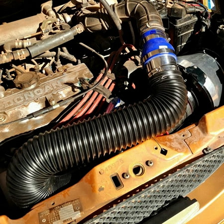 76mm 3" Universal Cold Air Intake Duct intake duct Flexible Pipe Set ...