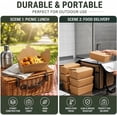 70Oz 50Pcs Disposable Take Out Food Containers, Brown Food Boxes To Go ...