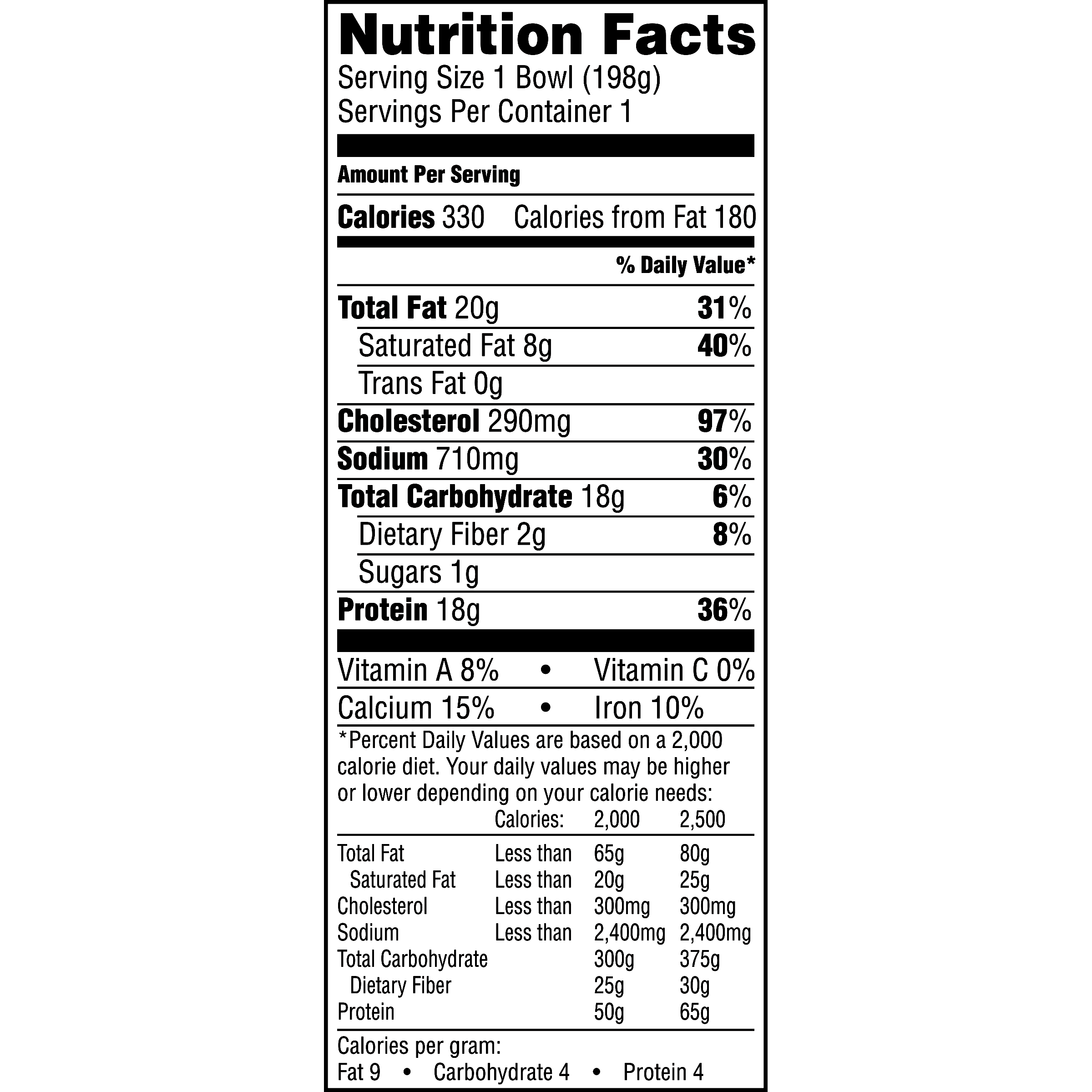 Jimmy Dean Ham & Cheese Breakfast Bowl, 7 oz (Frozen) - Walmart.com