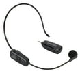 (2Pack) 2.4G Wireless Headset Microphone Transmitter Receiver Portable ...