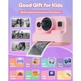 1 Pack Instant Print Camera, 1080P Digital Camera with Printing, 2.4 ...