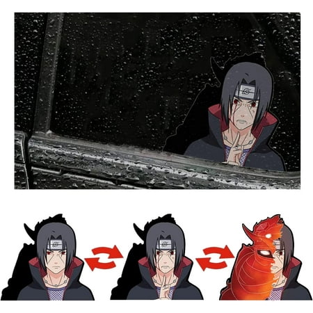 Uchiha Itachi car sticker Anime Dynamic Waterproof Car Decal 5.5" x 5. ...