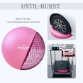Anti-Burst Swiss Yoga Ball, 2200lbs weight capacity with pump, for ...