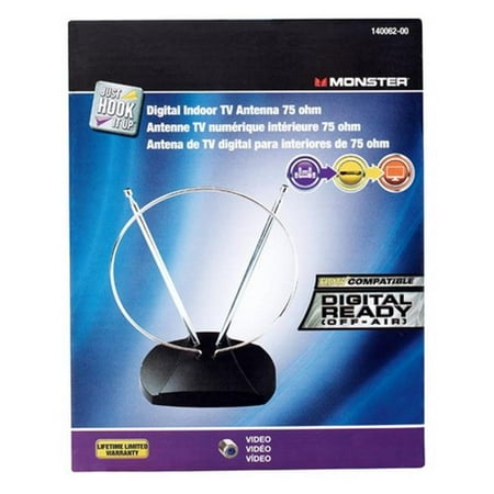 Jhiu By Monster 140062-00 Cable Indoor TV Antenna VHF | Walmart Canada