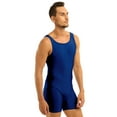 Freebily Mens One Piece Sleeveless Wrestling Singlet Boxer Briefs