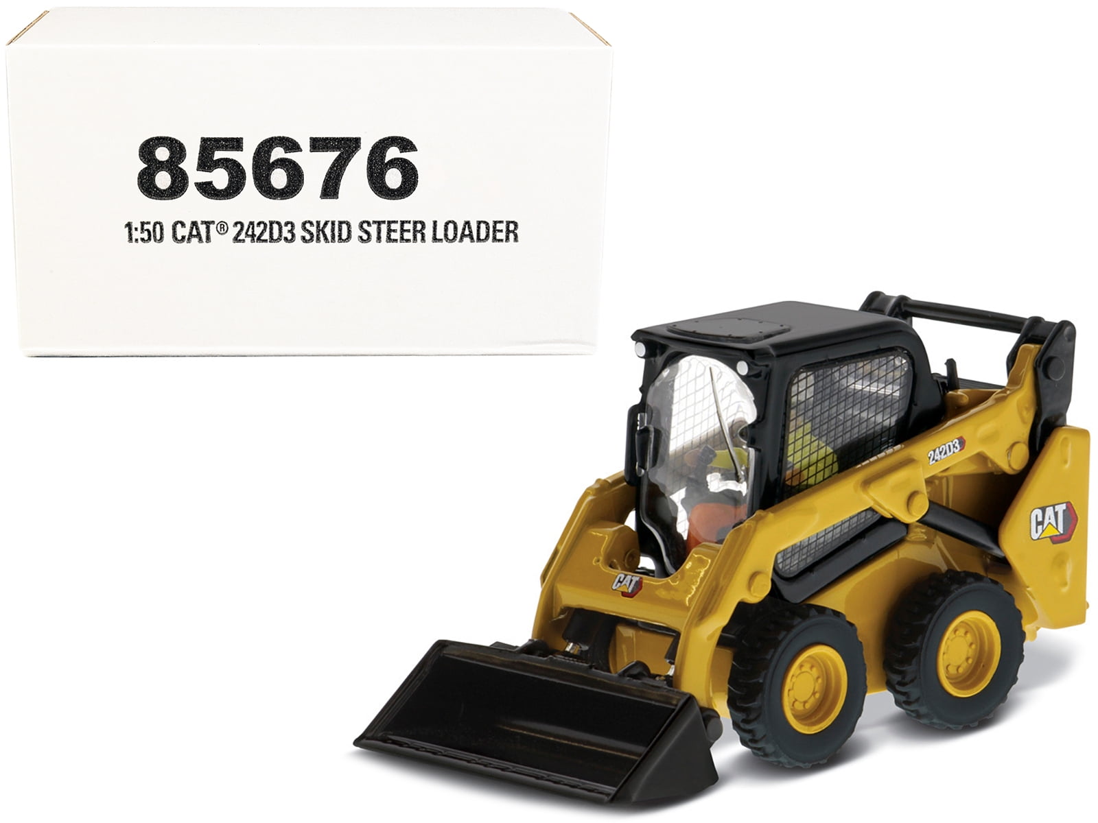 CAT Caterpillar 242D3 Wheeled Skid Steer Loader w/Work Tools and ...