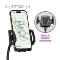 Flexview Auto Cup Holder Phone Holder for Car Mount, Fully Adjustable Gooseneck Car Phone Holder ...
