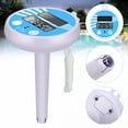 HBMYN 2026 New Solar Powered Swimming Pool Thermometer Digital Pool ...