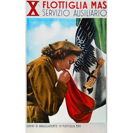 Wwii: Italian Poster. /Nitalian World War Ii Recruitment Poster For The ...