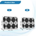 Art Squares in White Black Quilted Laptop Protective Cases Computer ...